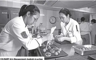 Program with balance of culinary arts and business now available in Benilde - PressReader