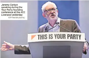 Corbyn setback as new party opts for collective leadership - PressReader