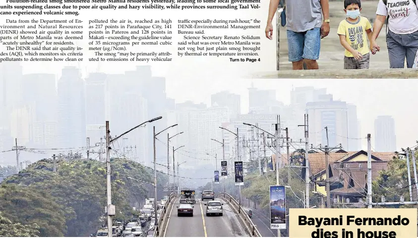 Smog blankets MM, nearby provinces - PressReader