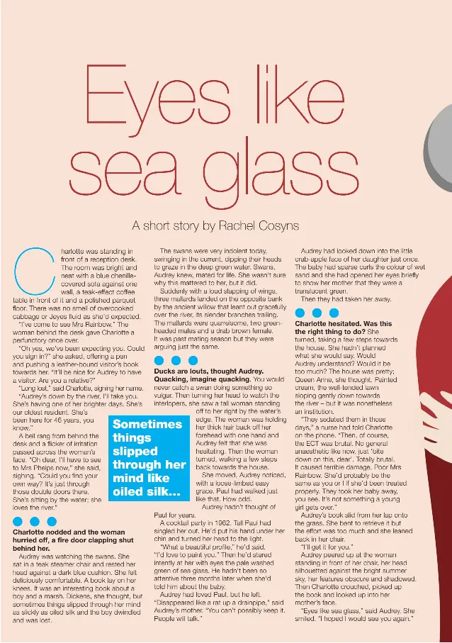 Eyes like sea glass - PressReader
