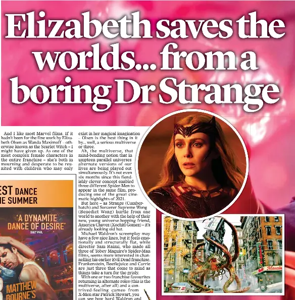 Elizabeth saves the worlds... from a boring Dr Strange - PressReader