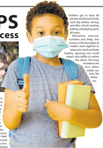 HEALTH TIPS for back-to-school success - PressReader