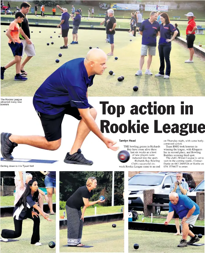Top action in Rookie League - PressReader