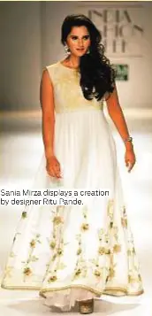 Sania Mirza ups her game as showstoppe­r - PressReader