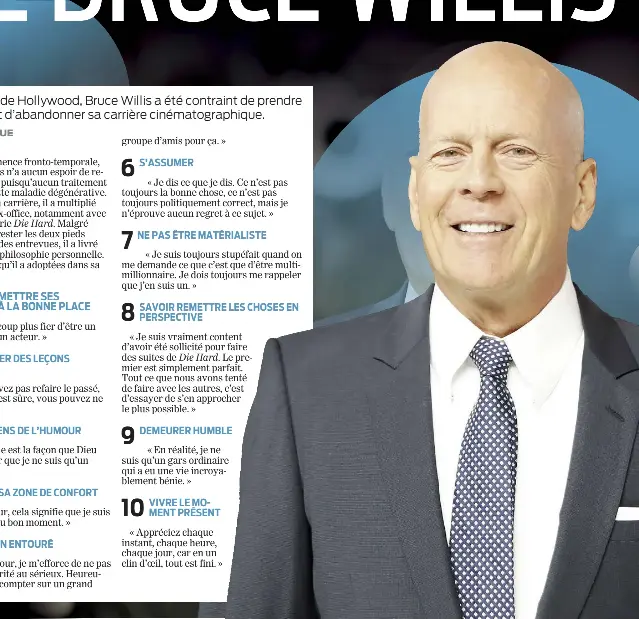 LES 10 RÈGLES DE VIE DE BRUCE WILLIS - PressReader