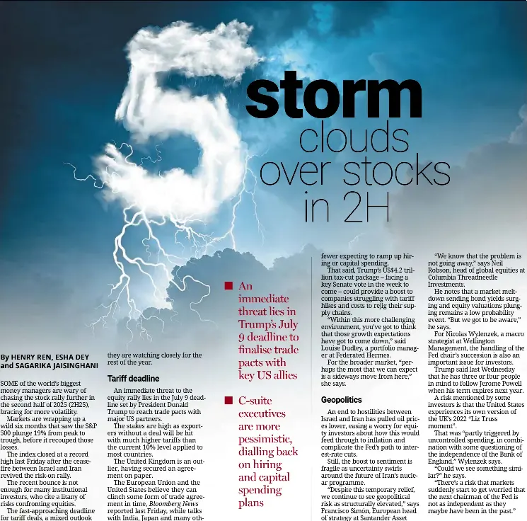 Storm clouds over stocks in 2H - PressReader