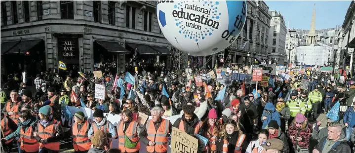 UK’s teachers in mass strike on ‘Walkout Wednesday’ - PressReader