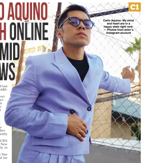 How Carlo Aquino deals with online bashing amid dating news - PressReader