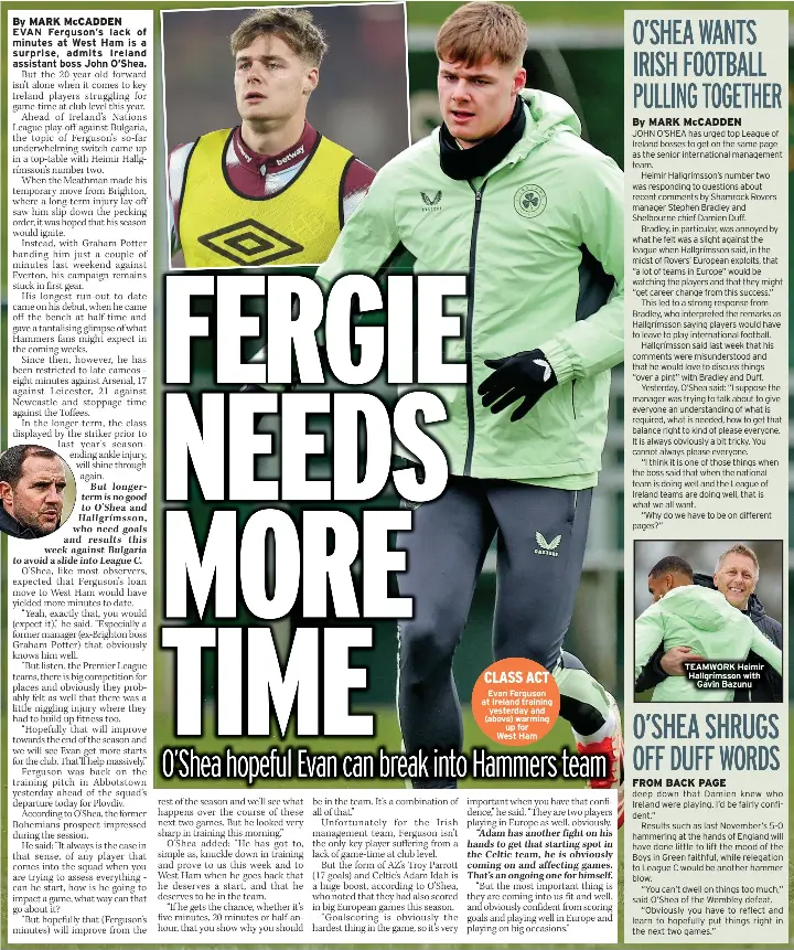 FERGIE NEEDS MORE TIME - PressReader