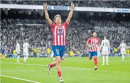 El Atlético de Simeone no se entregó y amargó sobre la hora a Real Madrid - PressReader