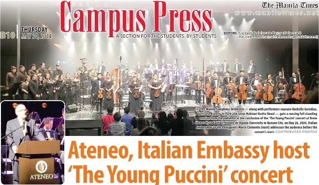 Ateneo, Italian Embassy host ‘The Young Puccini’ concert - PressReader