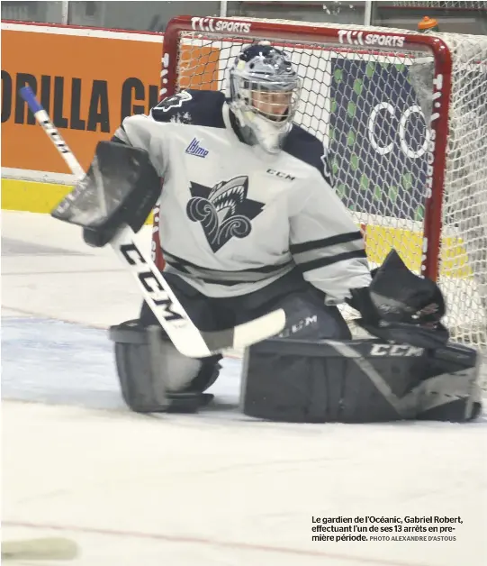 Gabriel Robert tient tête à Sherbrooke - PressReader