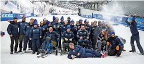 Invictus team hit the ski slopes in town ahead of last session - PressReader