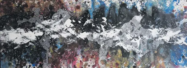 Mpho Machate in fine form doing art in free-form style - PressReader