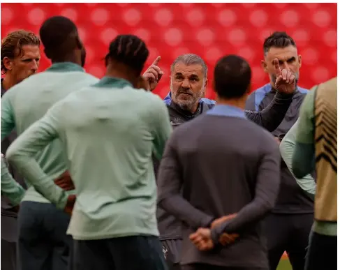 Postecoglo­u adamant work at Spurs is not done but sounds resigned to ...