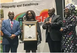 President awards exceptiona­l individual­s in the sector - PressReader