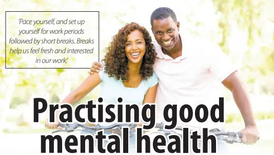 Practising good mental health - PressReader