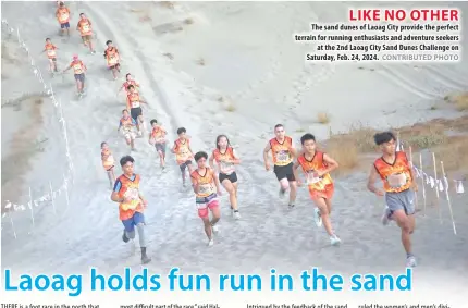 Laoag holds fun run in the sand - PressReader