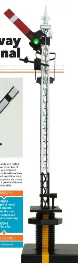 Dapol Southern Railway semaphore signal - PressReader