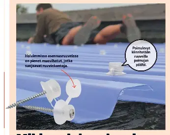 Mihin valokatele­vyjen ruuvit asennetaan? - PressReader