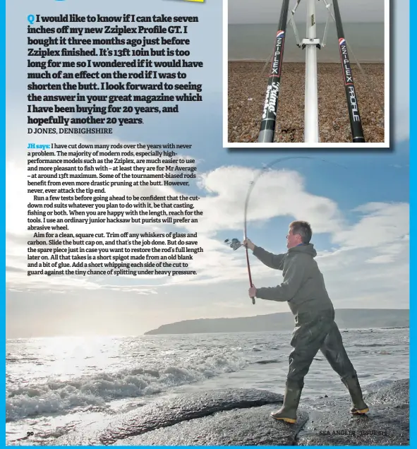 Q I would like to know if I can take seven inches off my new Zziplex Profile GT. I bought it ...