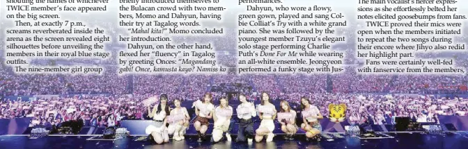TWICE makes Pinoy fans twice as loved at return concert - PressReader