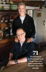 David Sedaris (with his boyfriend Hugh Hamrick) gets candid about the ...