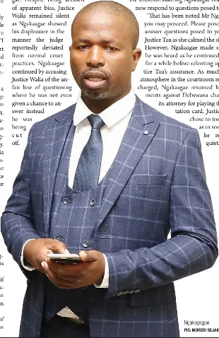 Walia, Ngakaagae fracas in court - PressReader