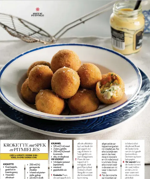 KROKETTE met SPEK en PITMIELIES - PressReader