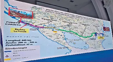 Nicaragua presenta a China su nueva ruta de un canal interoceán­ico y ...
