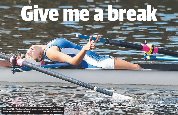 Hot battle on the Barwon takes toll - PressReader