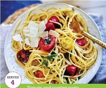 Tomato and parsley pasta - PressReader