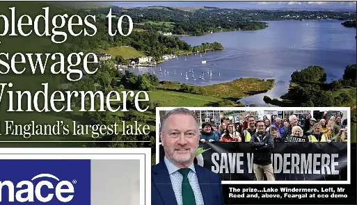 Minister pledges to clean up ‘sewage choked’ Windermere - PressReader