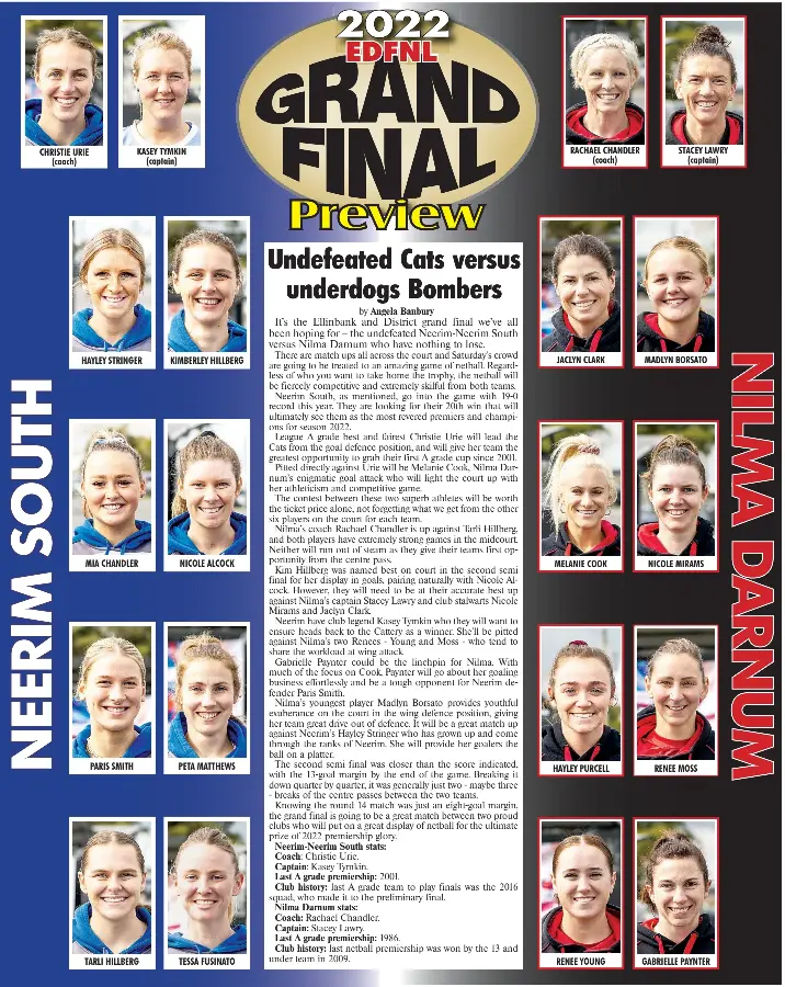 2022 EDFNL GRAND FINAL Preview - PressReader