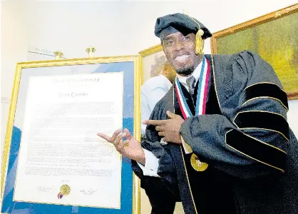 ‘Diddy’ loses honorary doctorate - PressReader