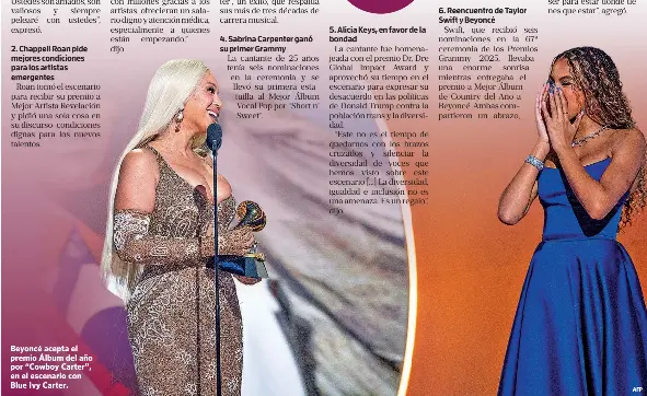 Los Grammy se transforma­n en una noche de denuncias, logros y celebració­n - PressReader