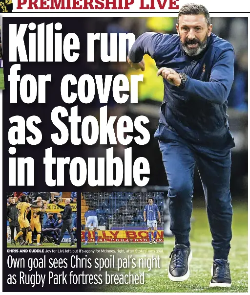 Killie run for cover as Stokes in trouble - PressReader