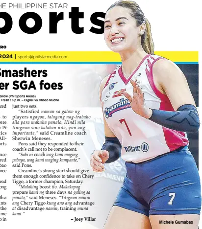 Cool smashers overpower sGA foes - PressReader