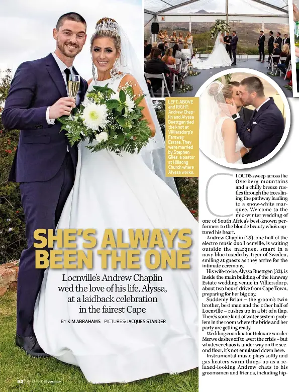 Locnville’s loved-up Andrew weds - PressReader