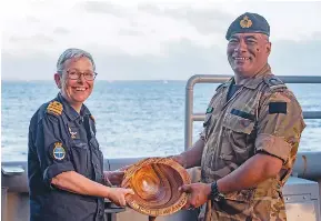 HMNZS Manawanui Returns FROM SOUTH PACIfiC DEPLOyMENT - PressReader