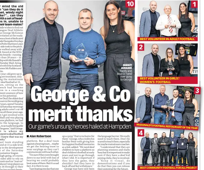George & Co merit thanks Our game’s unsung heroes hailed at Hampden - PressReader