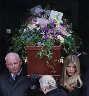 Blair and Elton John among mourners at Draper funeral - PressReader