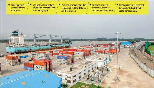 Patenga Container Terminal opens for import cargo, aims to ease Ctg ...