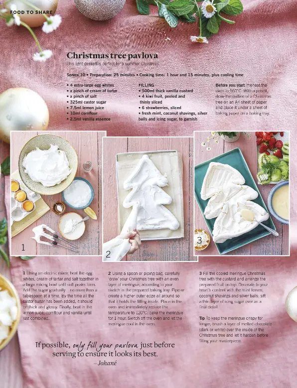 Christmas tree pavlova - PressReader