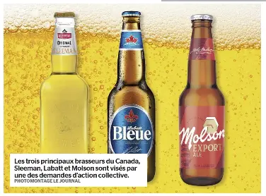 La SAQ et les brasseurs visés dans deux recours - PressReader