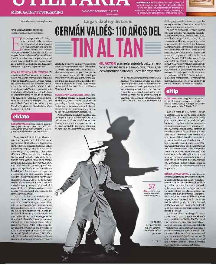 GERMÁN VALDÉS: 110 AÑOS DEL TIN AL TAN - PressReader