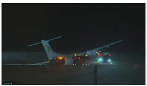 Part of plane catches fire on Halifax runway after rough landing, temporaril­y closing airport ...