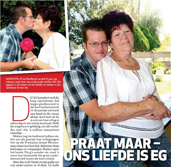 Liefde blom, al verskil hulle 41 jaar - PressReader