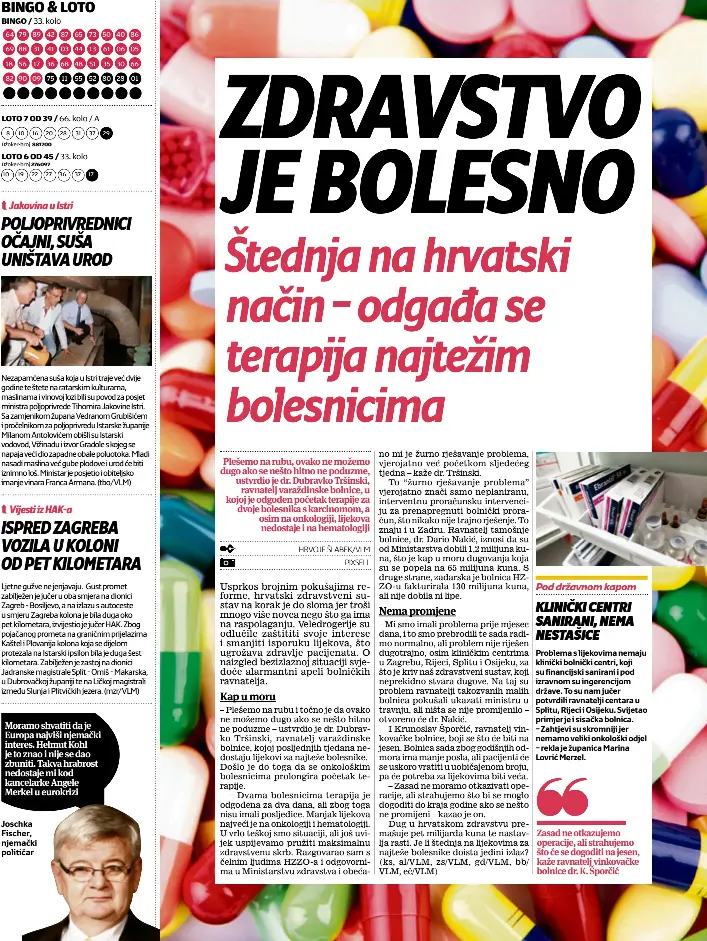 zdravStvo je boleSno - PressReader