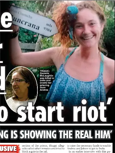 Danielle murder accused ‘tried to start riot’ - PressReader